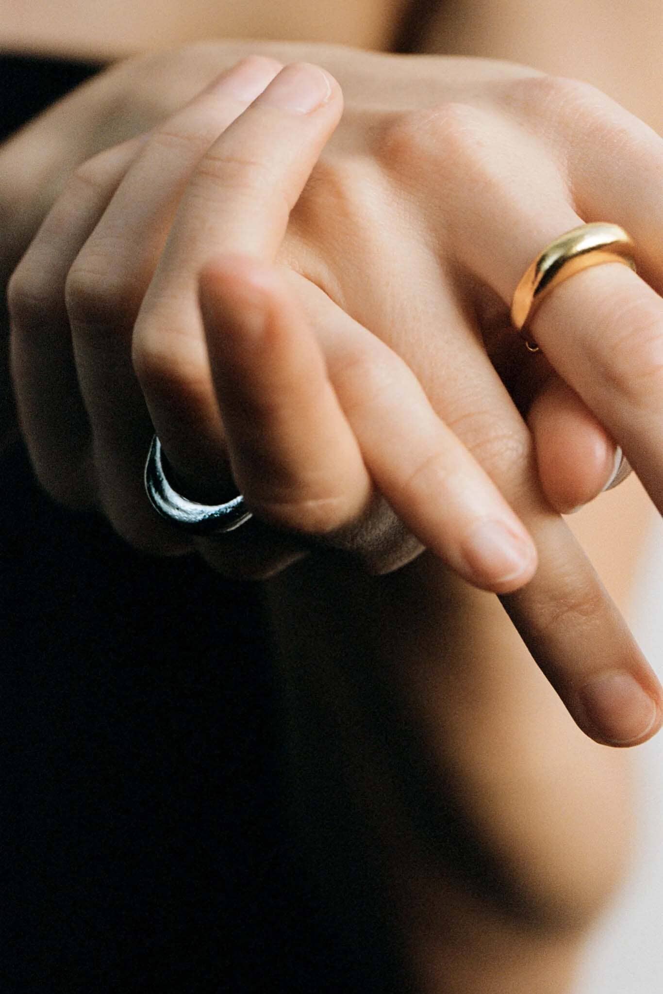 ABOAB Oval Ring - Gold – M.PATMOS