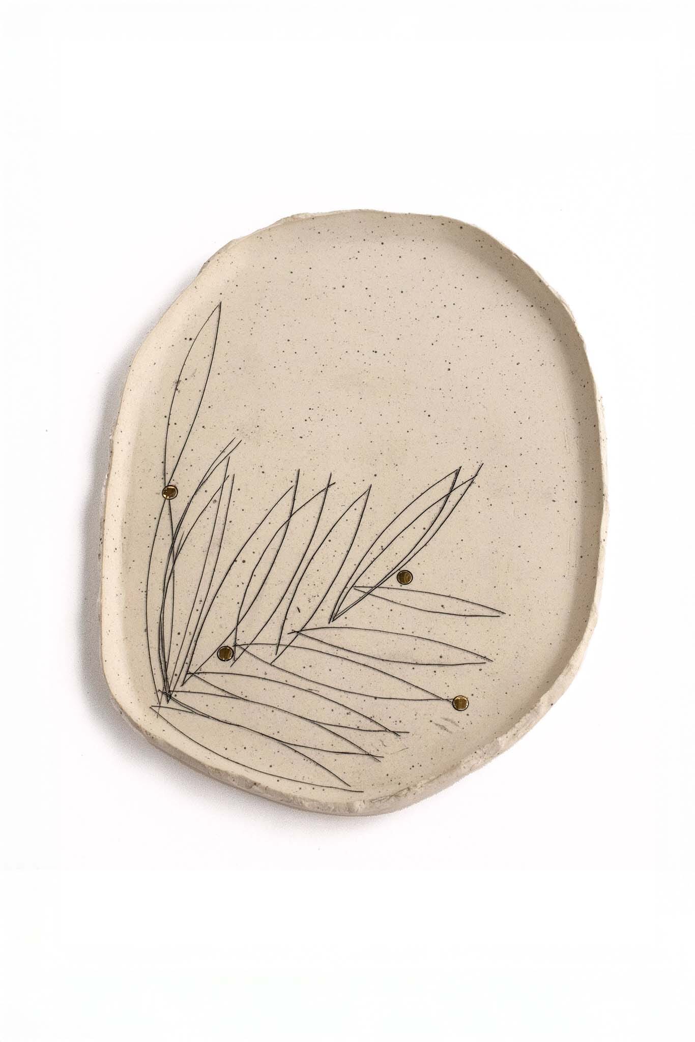 Helen Prior Golden Seed Small Tray – M.PATMOS